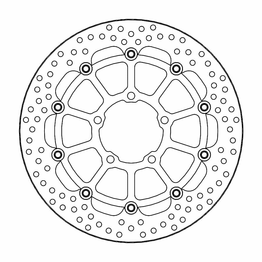 Triumph TIGER 1200 GT ABS 2022-2023 Moto Master Brake Disc Halo ...