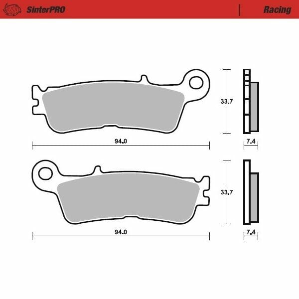 Fantic XXF 450 2022-2023 Moto Master Brake Pad Racing 099811 | DR Bikes