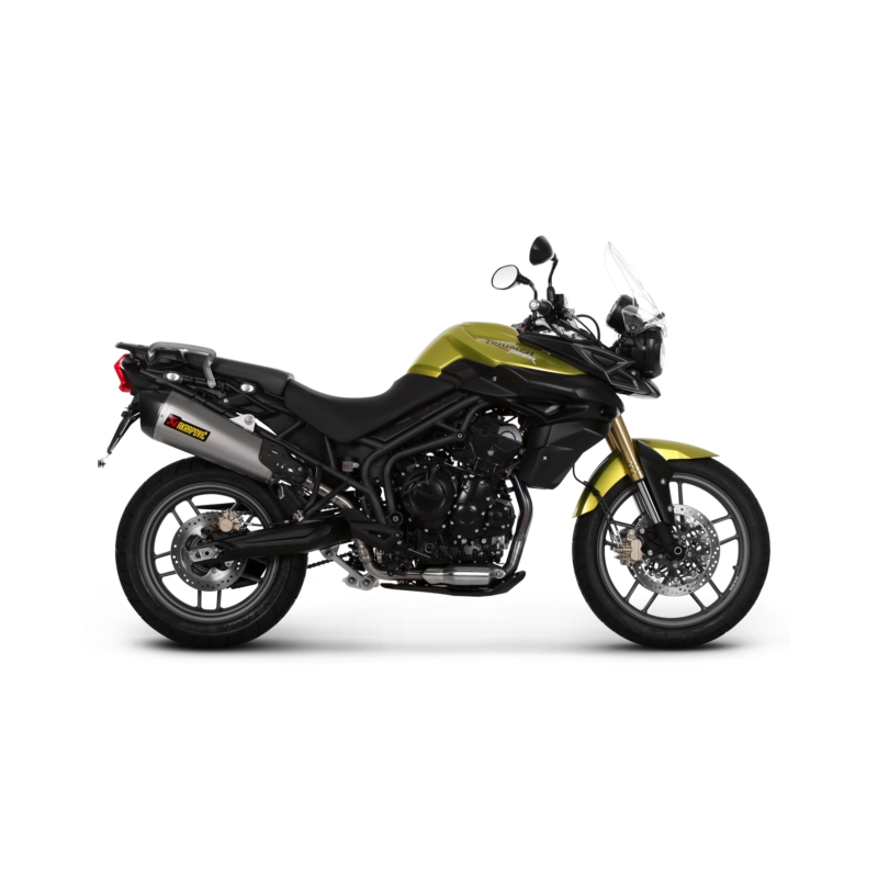 Triumph Tiger 800 2011-2014 Akrapovic Titanium Silencer Slip-On Kit ...