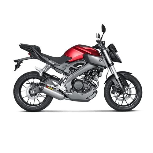 Yamaha YZF-R125 2017-2018 Akrapovic Titanium Silencer Complete System ...