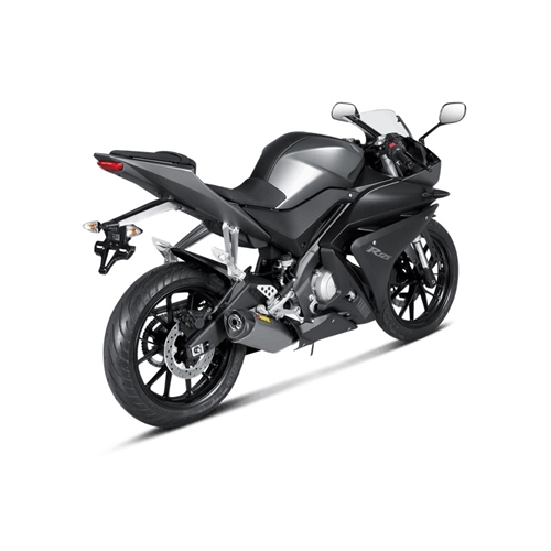 Yamaha YZF-R125 2017-2018 Akrapovic Titanium Silencer Complete System ...