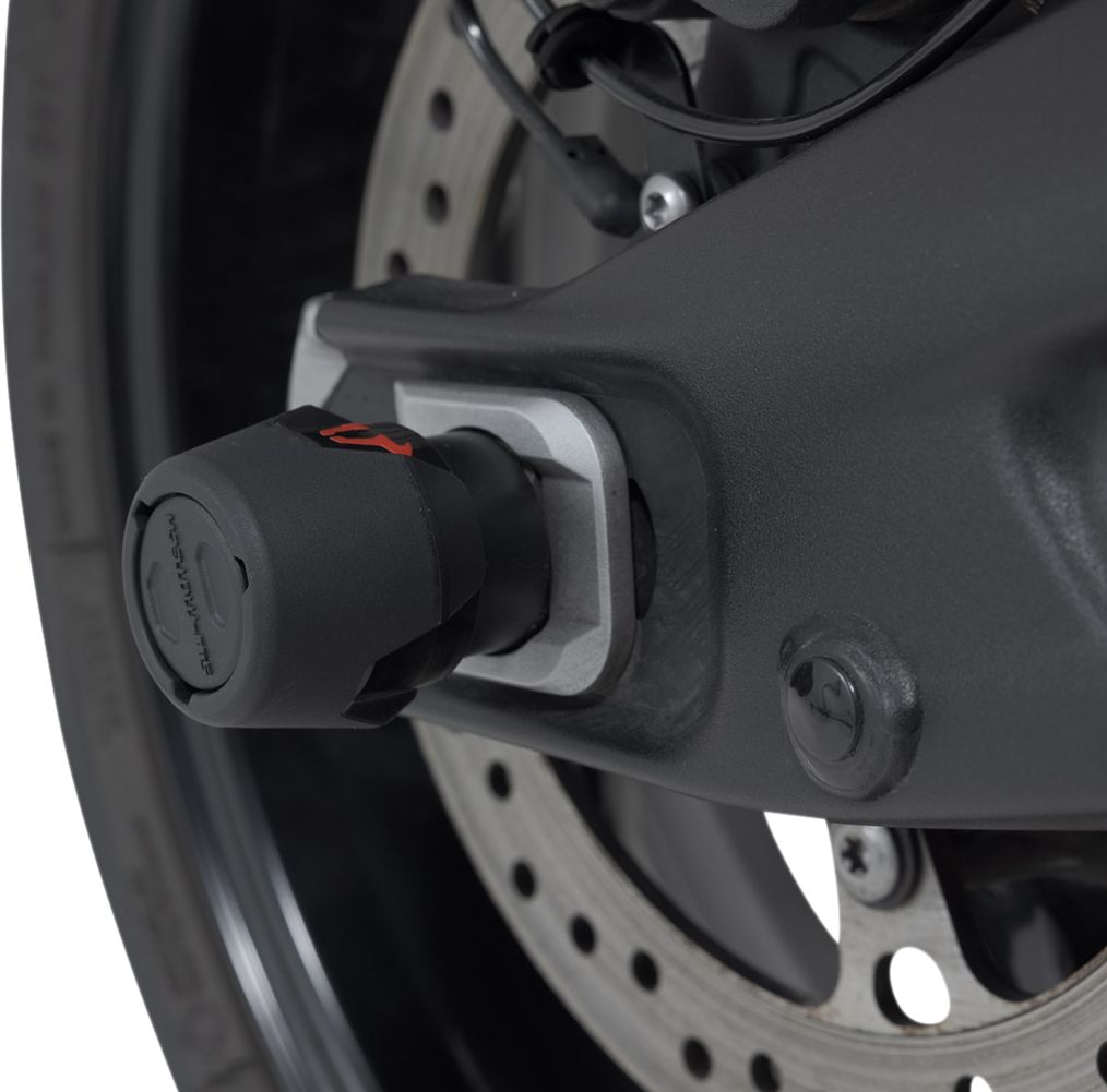 Triumph TRIDENT 660 ABS 2021-2024 SW Motech Rear Axle Slider Set | DR Bikes
