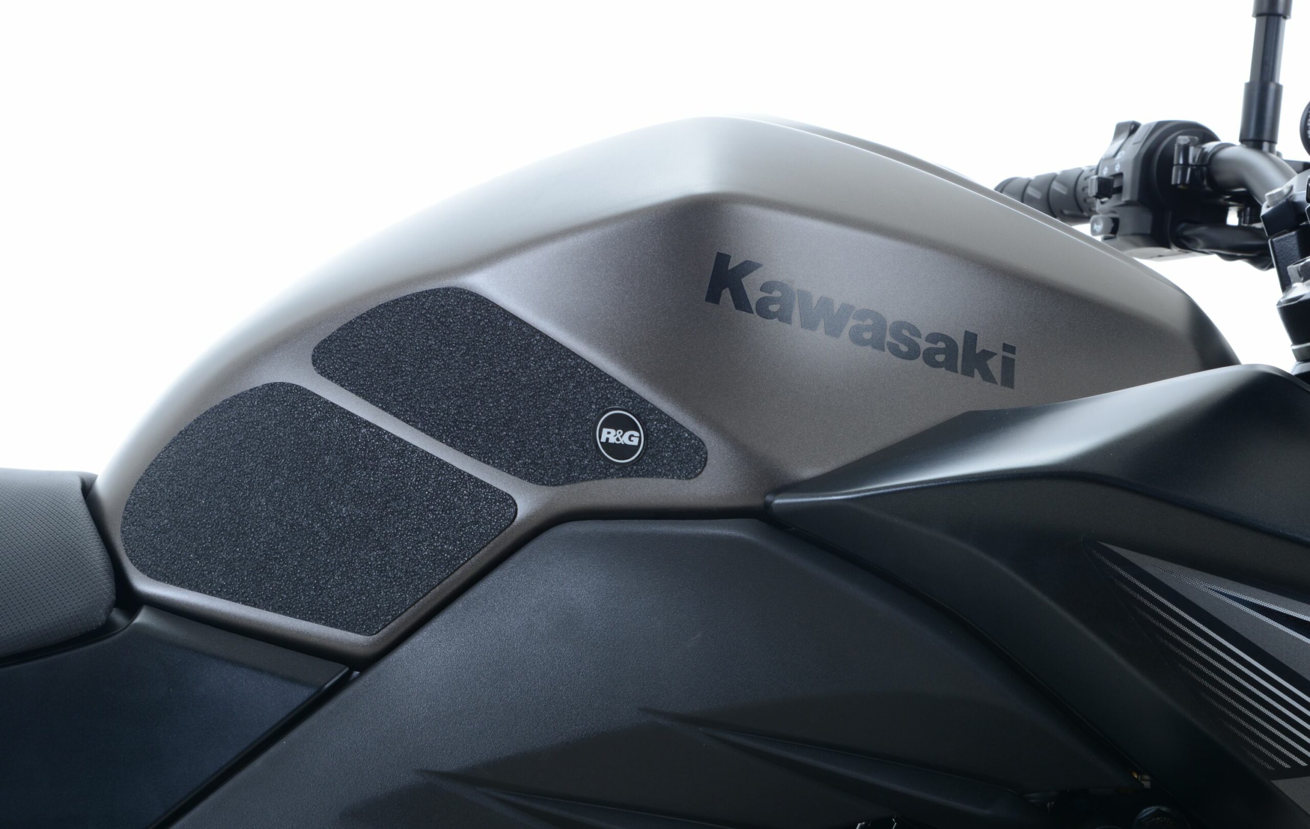 Kawasaki Ninja 300 2012-2020 R&G Tank Traction Grips EZRG400BL | DR Bikes