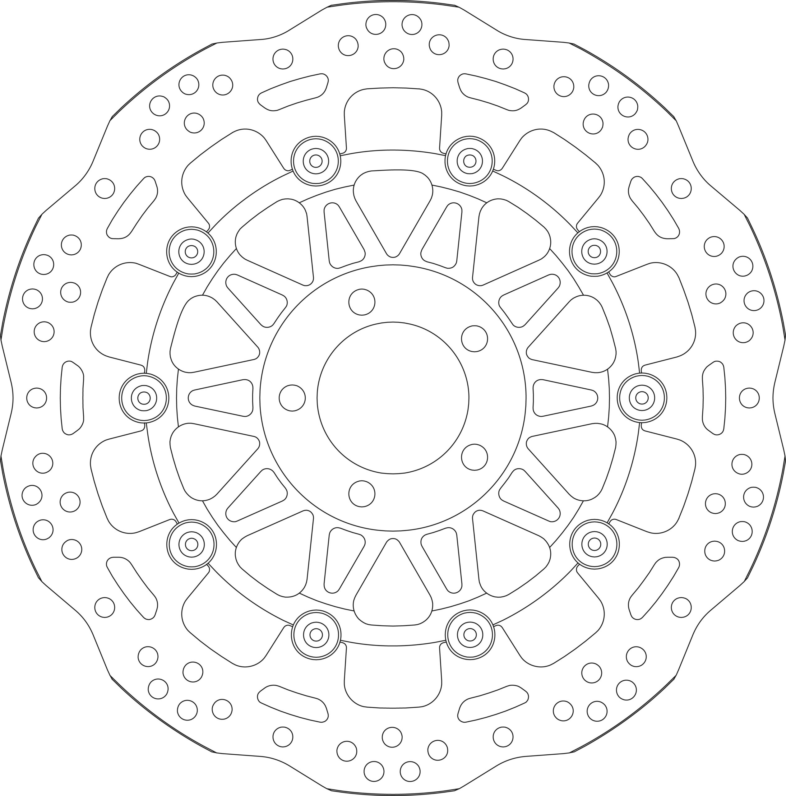 Kawasaki ZX-7RR 750 Ninja 1993-2004 SBS Front Upgrade Brake Disc | DR Bikes