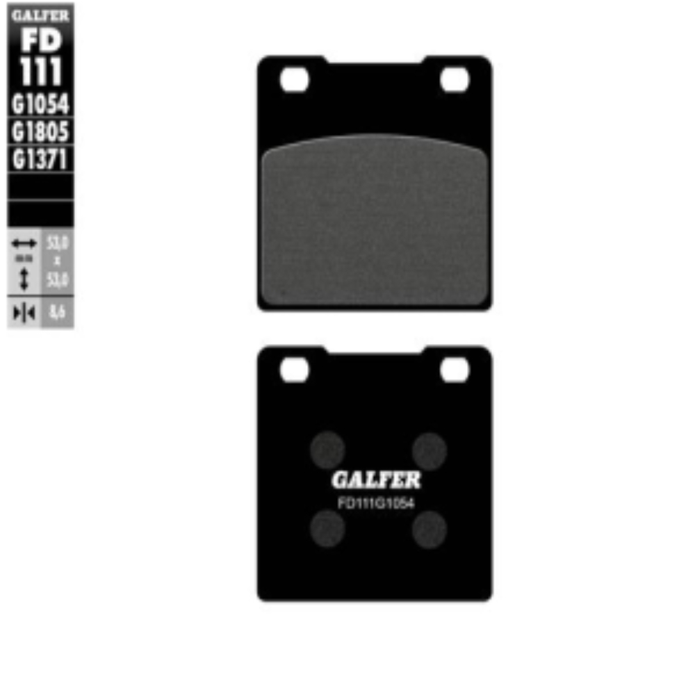 Suzuki GSX 550 ET, EV 1987-2024 Galfer Rear Brake Pads | DR Bikes